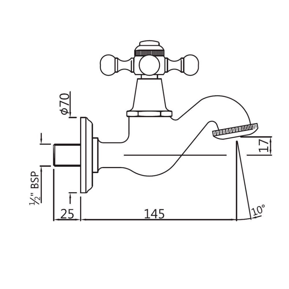 Jaquar Faucets, Queen, QQT-7037 Bib Cock Price